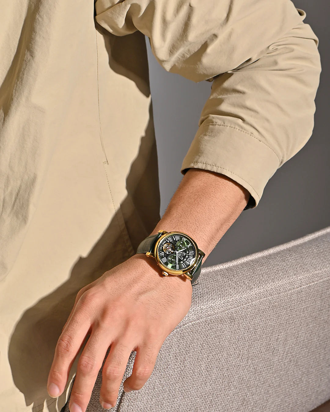 Britime Motion Green Dial With Roman Numerals Men's Watch - 323-L21412 ...