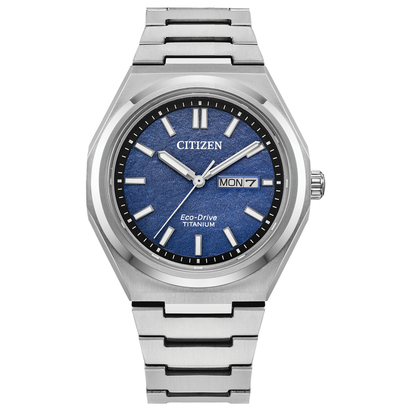 AW0130-85L Citizen | Blue Dial Zenshin Three-hand Watch (Men) – Sai ...