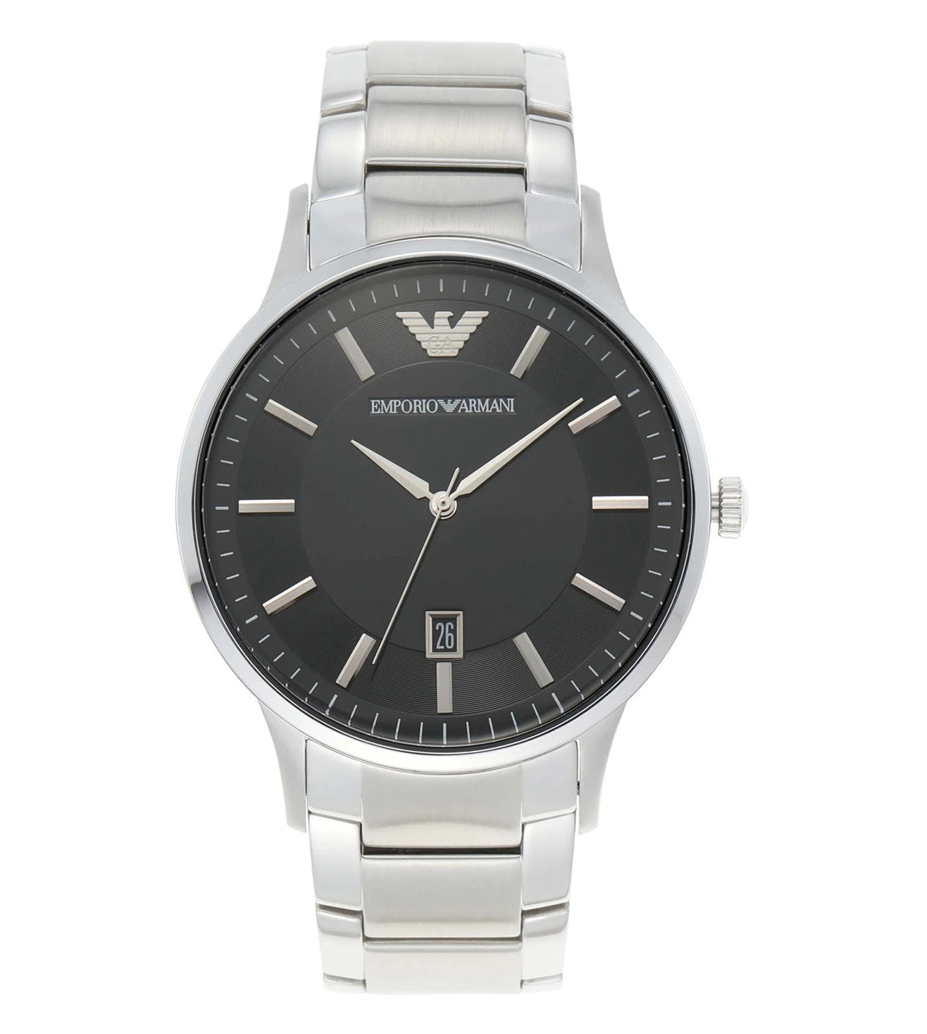AR11181 Emporio Armani Renato Series Black Dial Analog Men's Watch ...