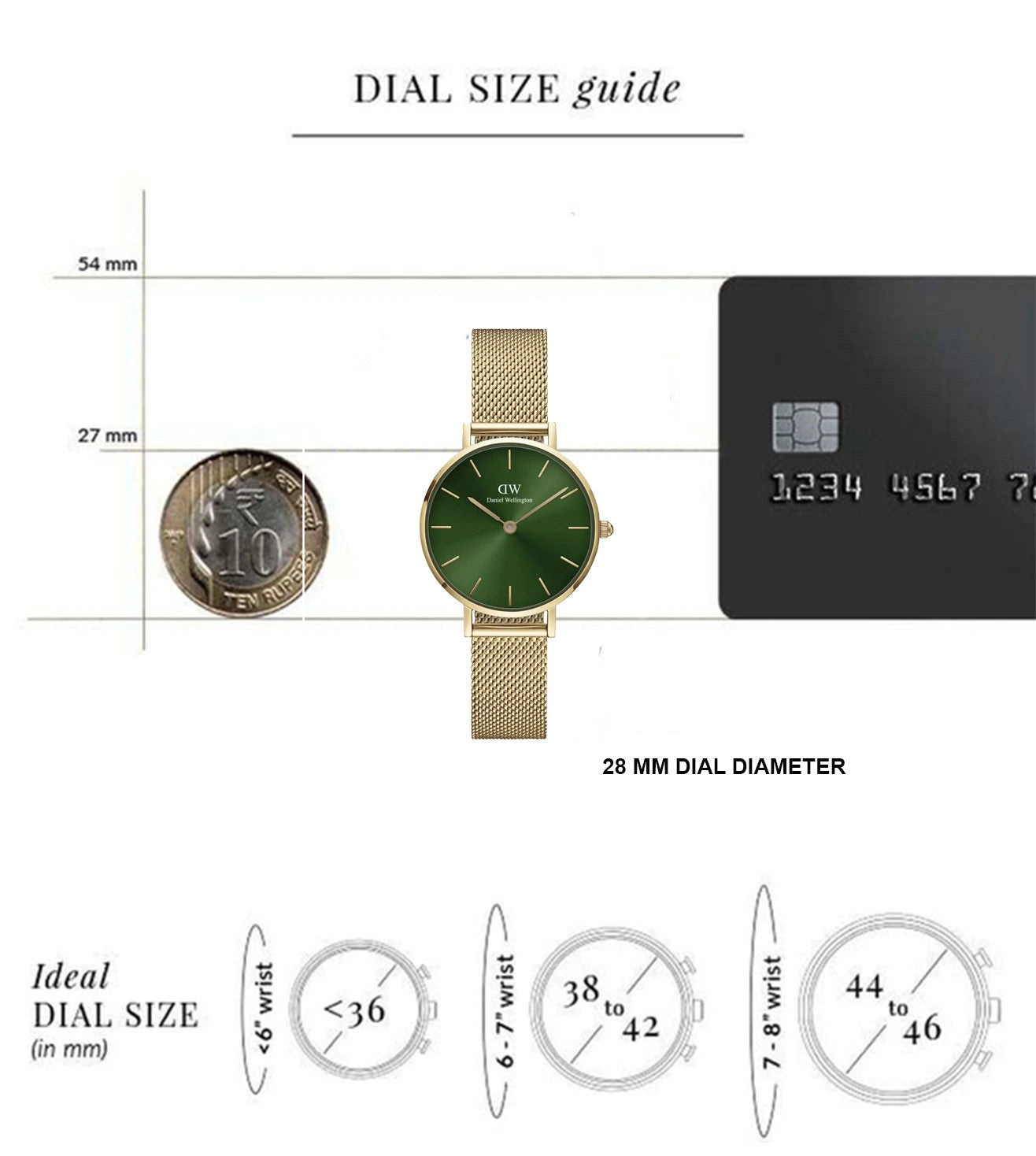 DW00100479 | DANIEL WELLINGTON Petite Emerald Watch for Women – Sai ...