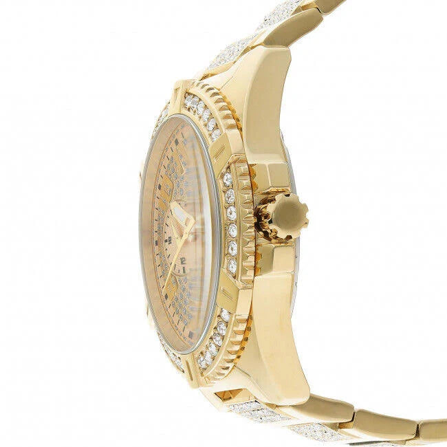 W0799G2 | GUESS Analog Champagne Dial Men's Watch – Sai Creations Watches